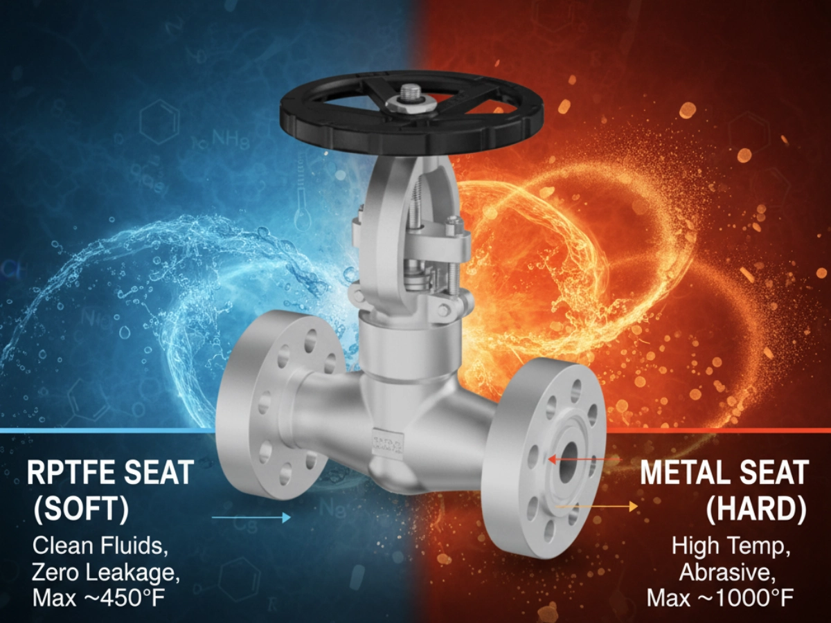 Valve Seat Materials Explained: RPTFE vs Metal Seat in Forged Valves