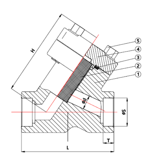 Forged Steel Y Type Strainer Pipeline Protection | CLDG